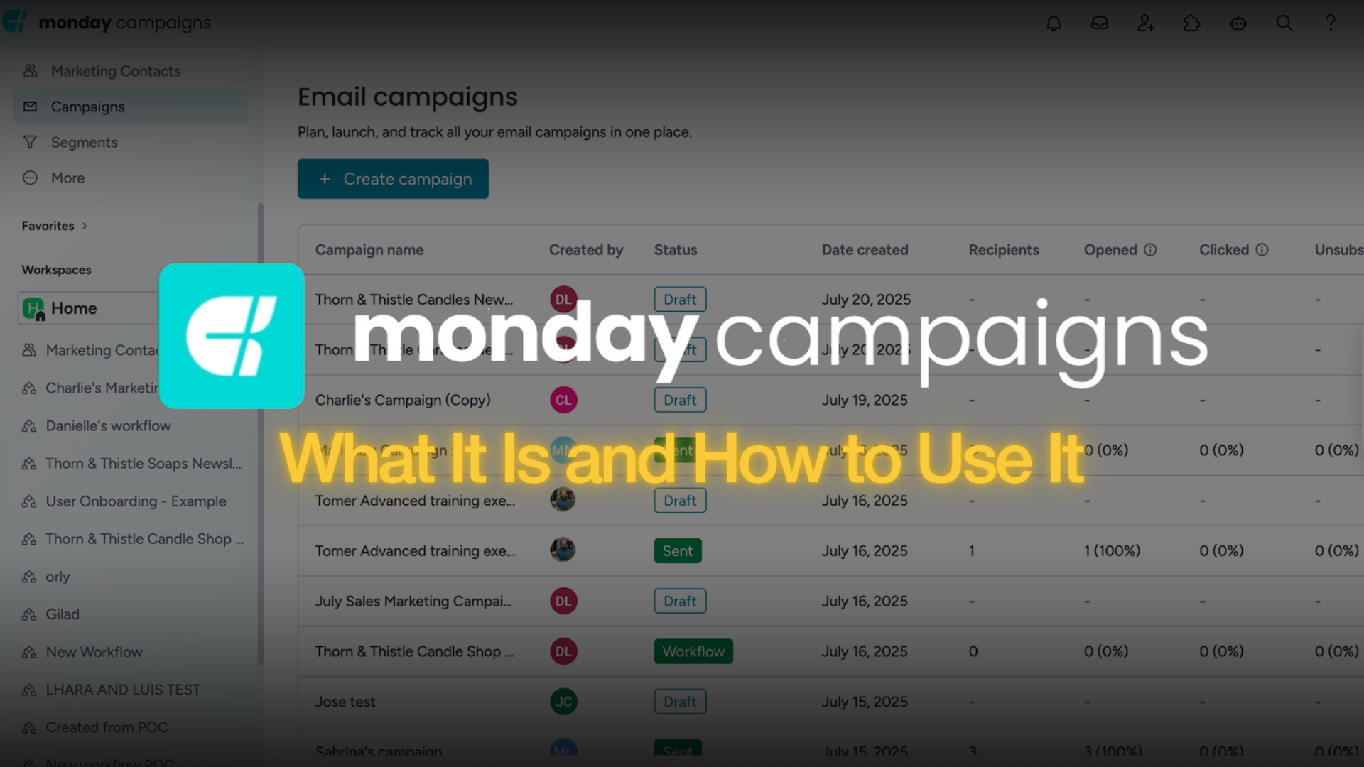 Monday Campaigns: How to Use Monday CRM for Marketing Success